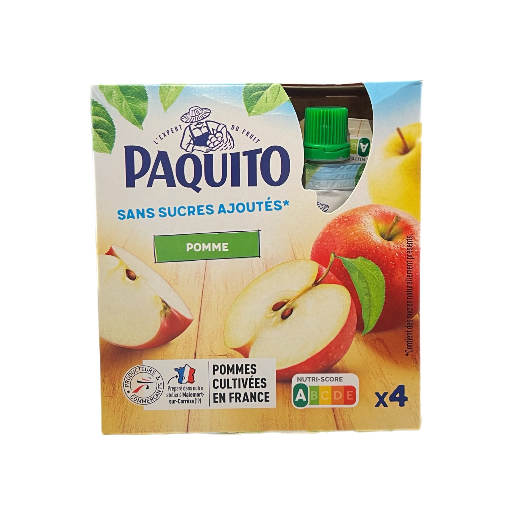 Paquito - compotes pomme x4 – Délices Market